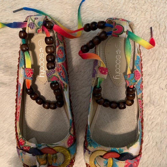 Socofy | Shoes | Socofy Beaded Flat Size 8 | Poshmark